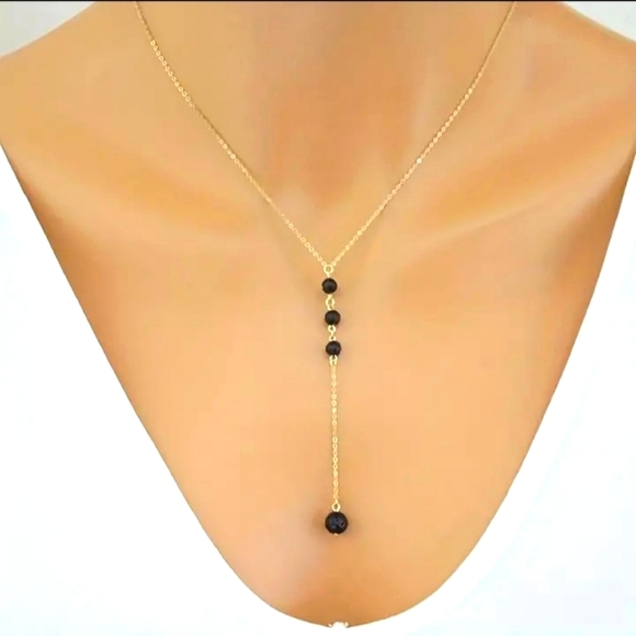 Source Unknown | Jewelry | Bead Y Shape Necklace | Poshmark